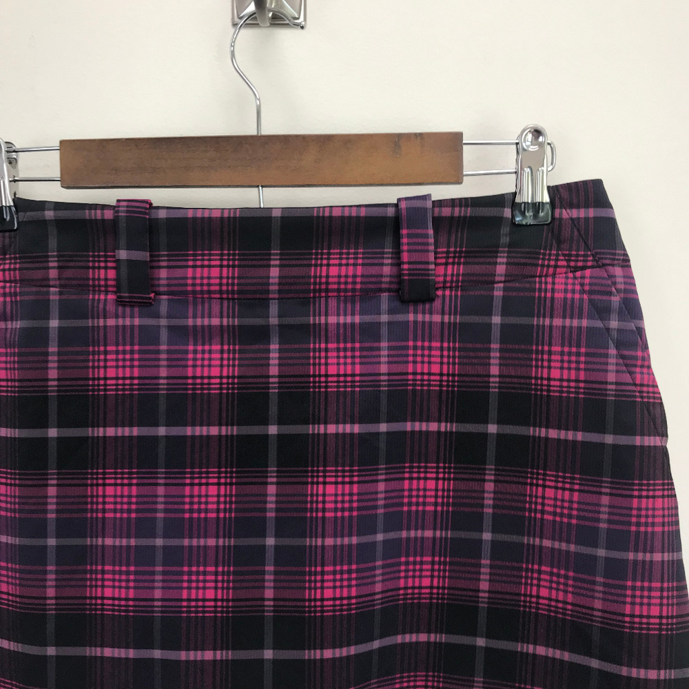 Nike Purple Tartan Golf Skort - Gem